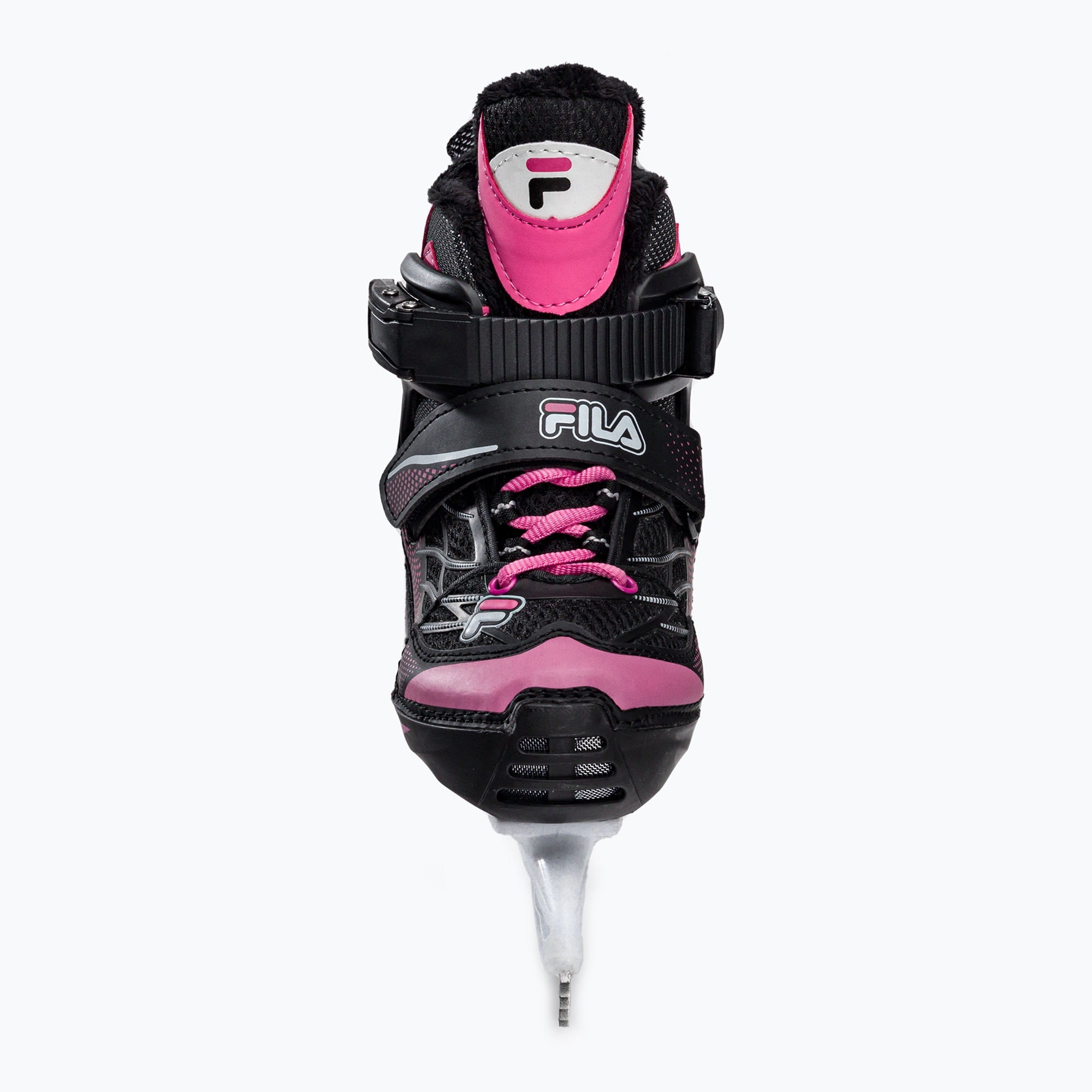 Patine de gheata pentru copii, FILA X-One GL, Negru/Roz, 38EU - eMAG.ro