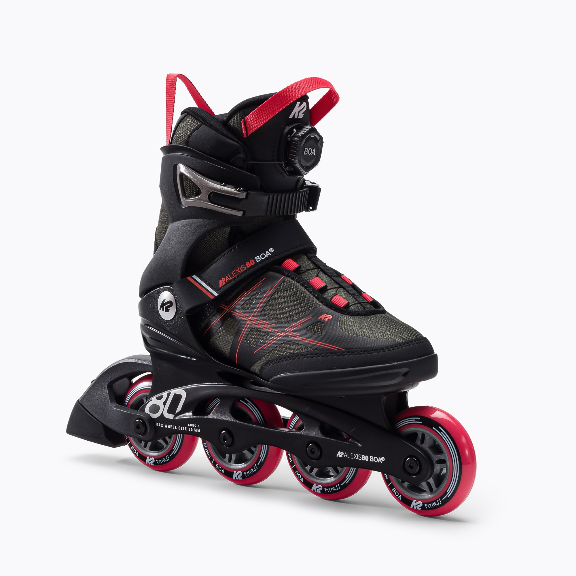 Role, K2, Pentru femei, Poliuretan, Rosu, Negru, 36 - eMAG.ro