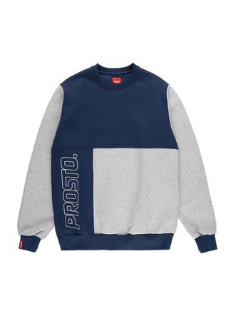 Bluzon barbati, Prosto, Bumbac/Poliester, Gri/Bleumarin, L - eMAG.ro