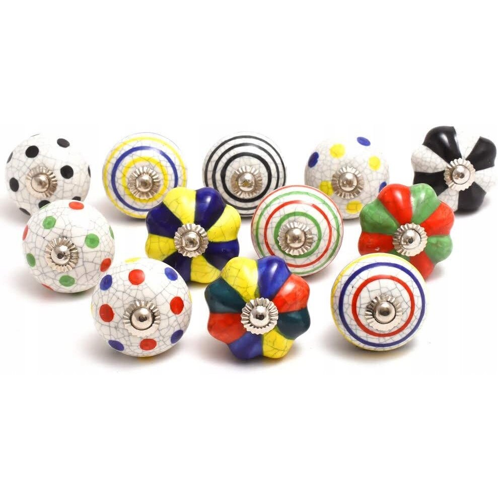 BUTONE PENTRU MOBILA SERTAR CULORI VII 12 BUC - eMAG.ro