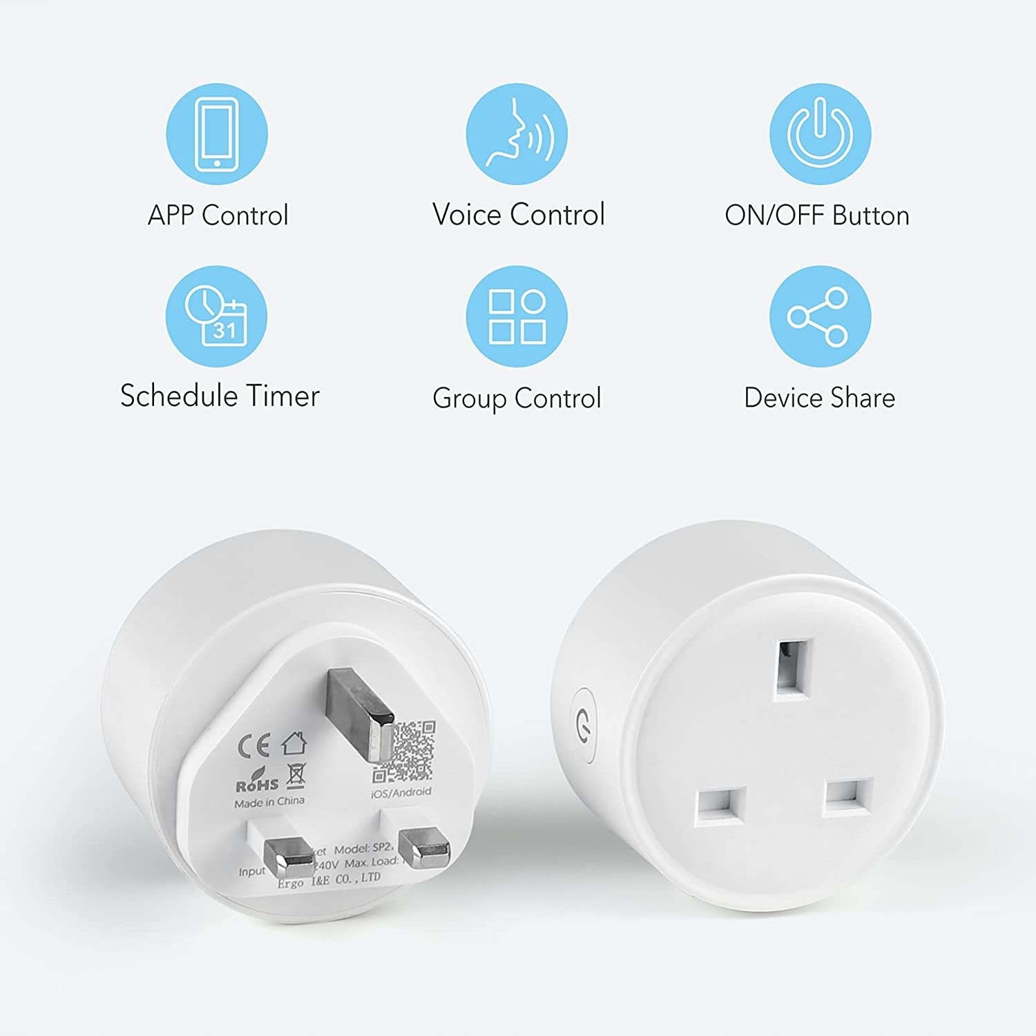 Set 4 prize inteligente, Control vocal, Compatibil cu Amazon Alexa ...