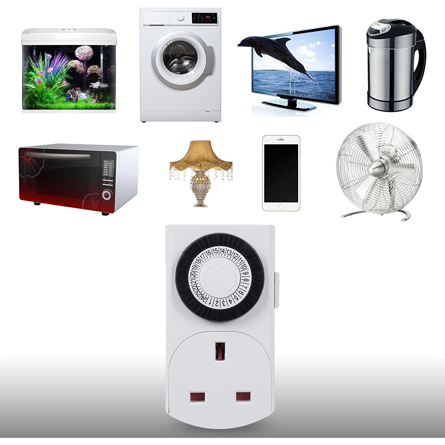 Set 3 prize inteligente, Cu timer, 3120 W, Alb - eMAG.ro