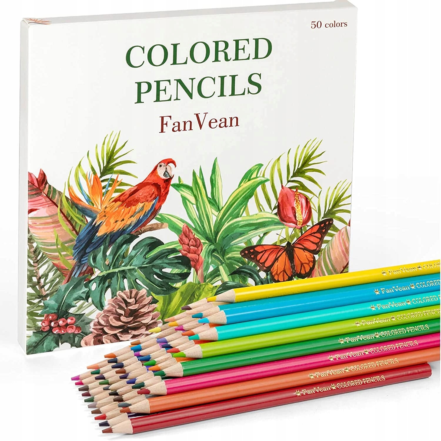 Set 50 de creioane colorate - eMAG.ro