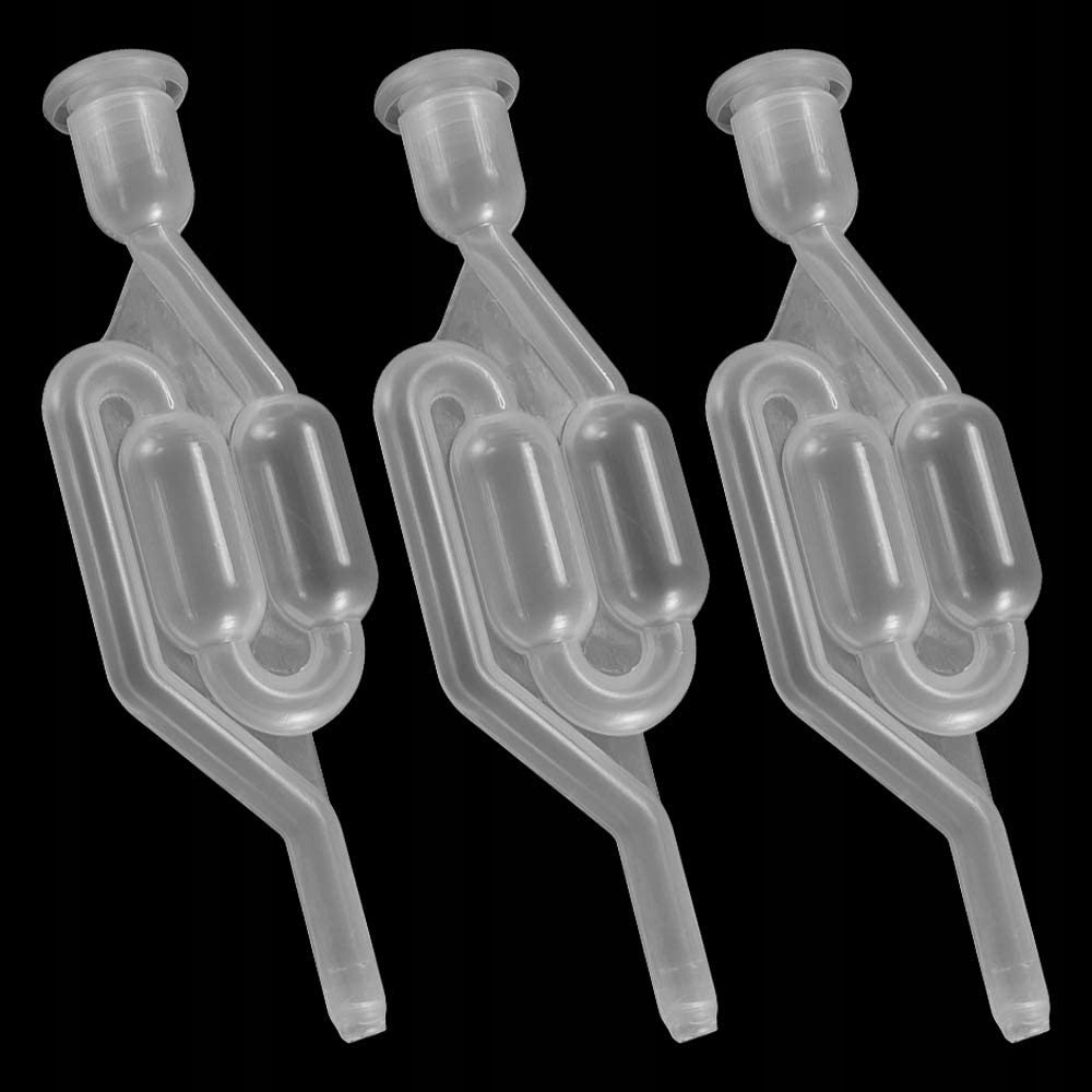 Set 3 tuburi fermentatie vin/bere, Plastic, Alb transparent - eMAG.ro