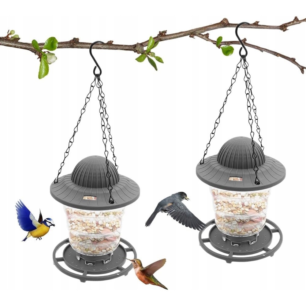 Set 2 adapatori pasari, Plastic/Inox, Gri - eMAG.ro