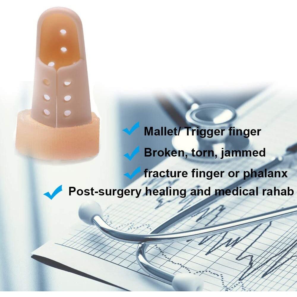 Set orteze degete, Plastic, 3 buc, Bej - eMAG.ro