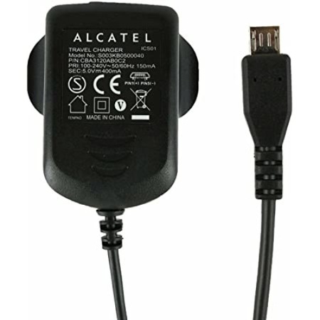 Adaptor incarcator, ALCATEL, Micro USB, Negru - eMAG.ro