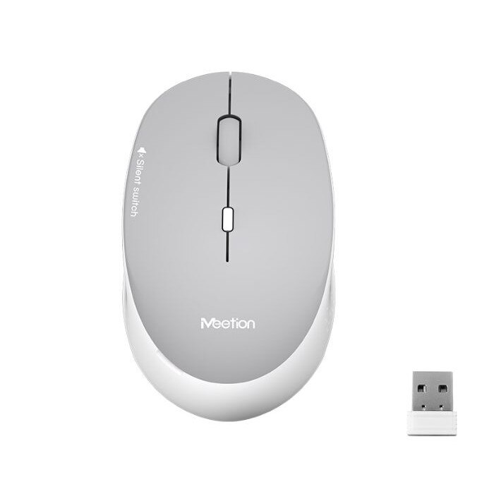 Mouse fara fir, Act, 1600 dpi, Alb/Gri - eMAG.ro