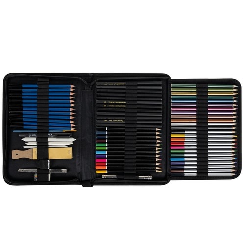 Set pentru schite, desene sau pictat, 72 bucati - eMAG.ro