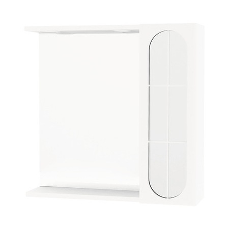 Dulap baie cu oglinda Savini Due Crea, polita si iluminare LED, PAL ...