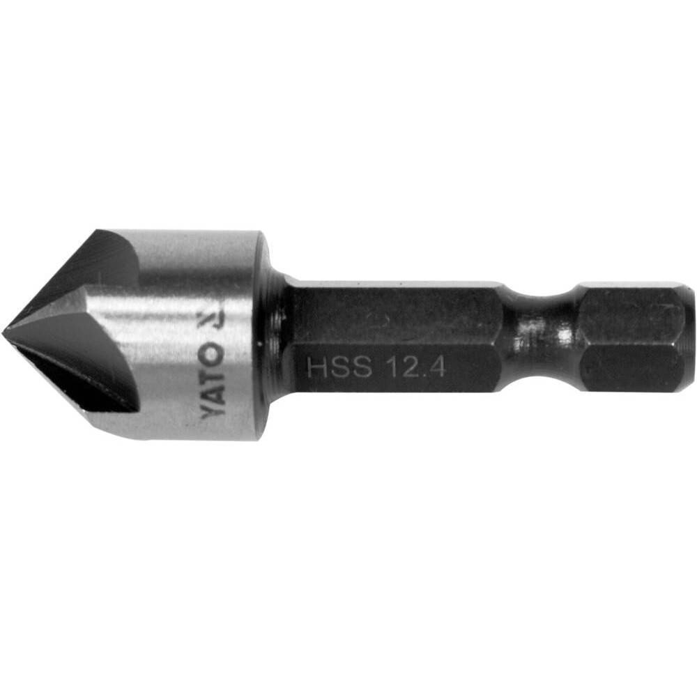 Freza pentru metal cu prindere Yato YT-44724, HEX 1/4, diametru 12.4 mm ...