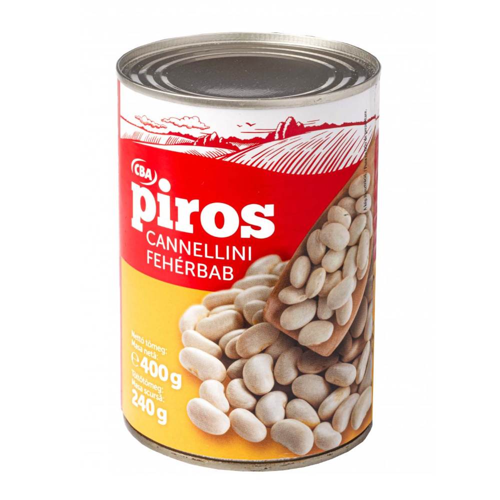 Fasole Alba CBA Piros Cannellini, 400 g - eMAG.ro