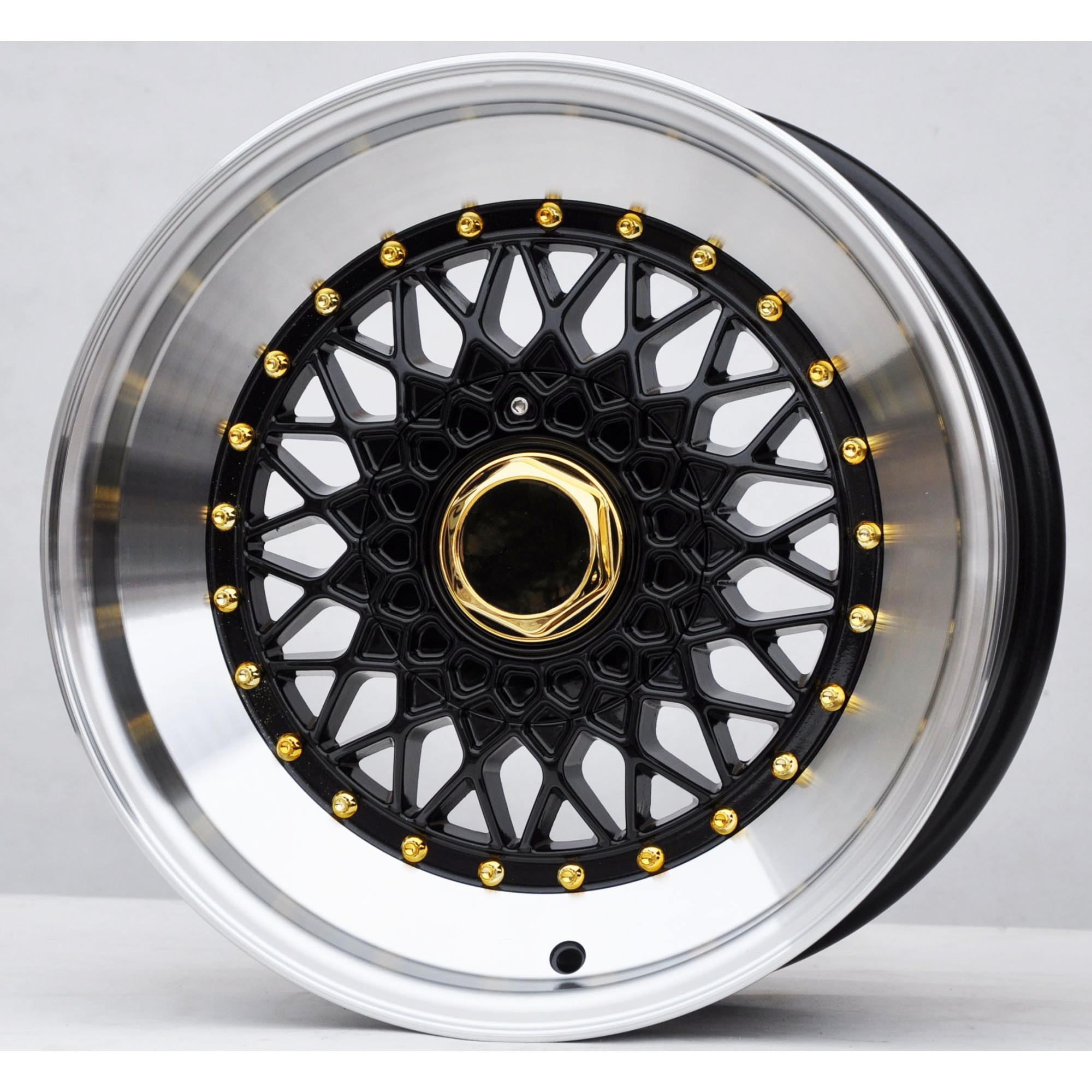 Set 4 jante, PDW, RD28, 16x7.5 inch, 5x108, ET20, Negru/Argintiu - eMAG.ro