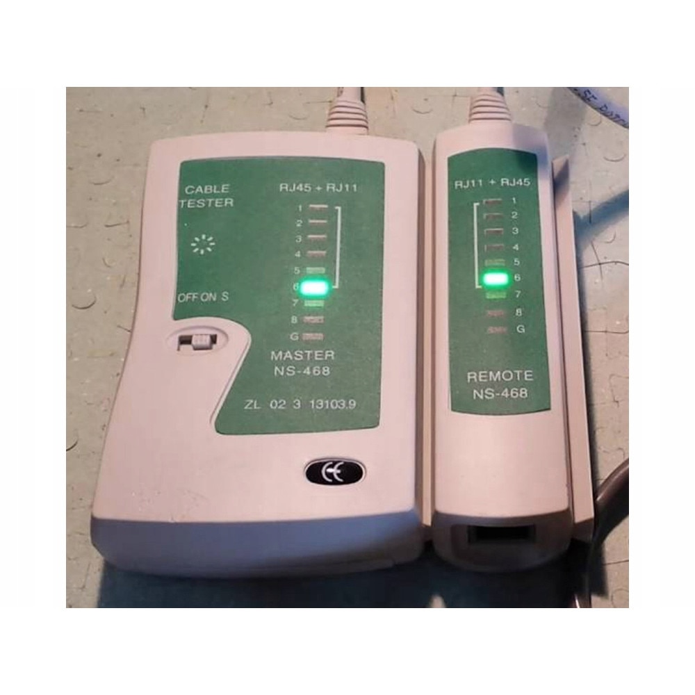 Tester cablu de retea, Zola®, RJ45 RJ11, scanare automata normala ...