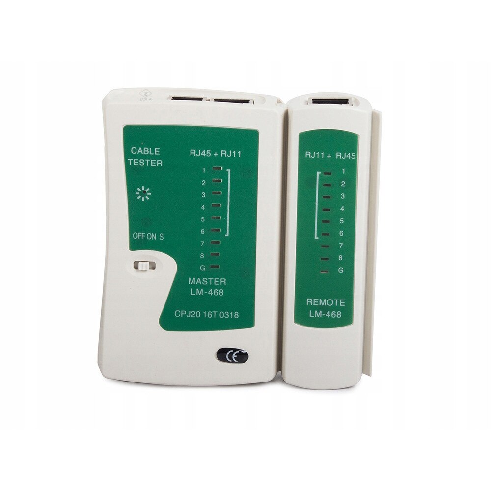 Tester cablu de retea, Zola®, RJ45 RJ11, scanare automata normala ...