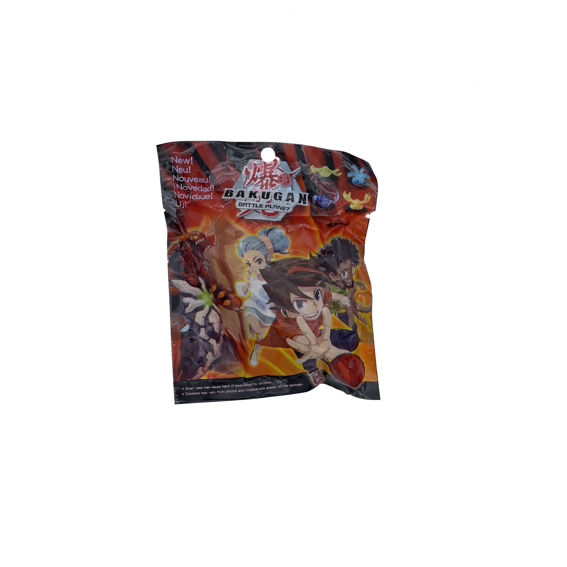 Set 3 Figurine model Among US, Bakugan, Minecraft, plastic, multicolor ...