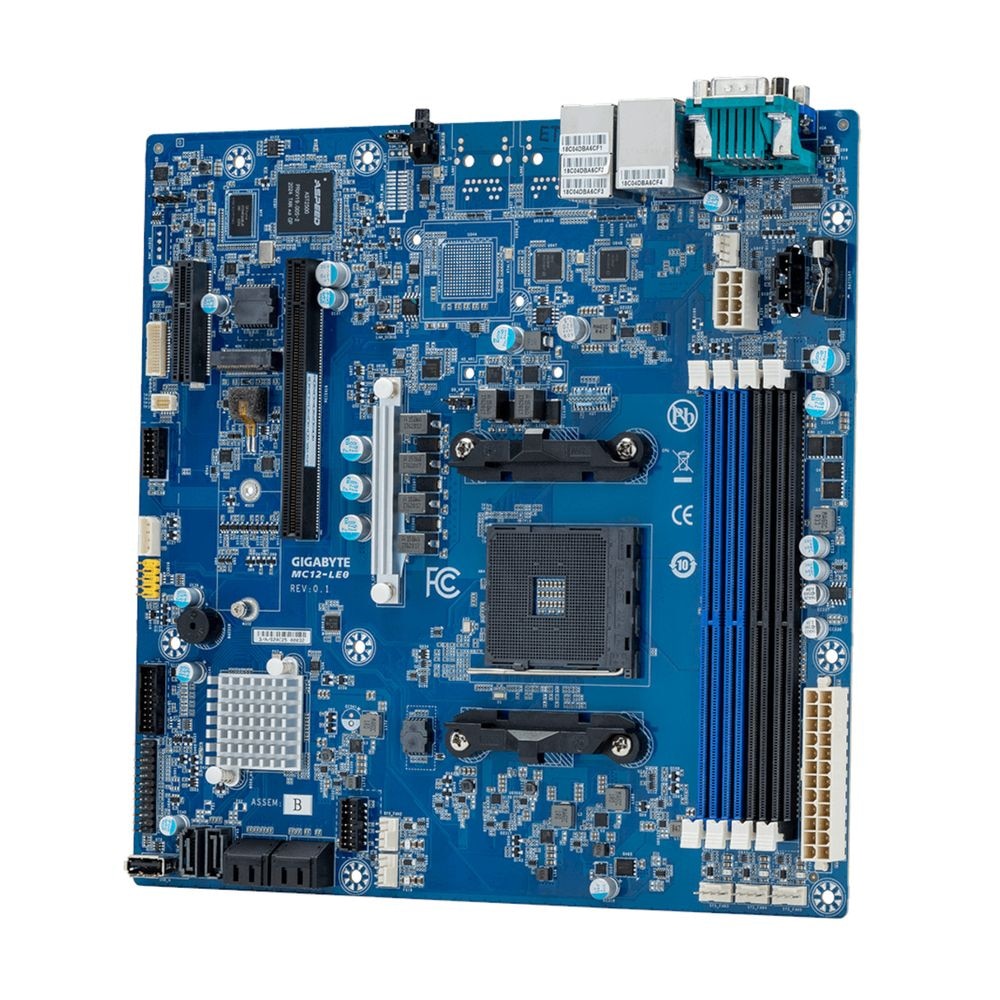 Placa de baza, GIGABYTE, MBS GBT AMD AM4 MC12-LE0 - Micro-ATX - Socket ...