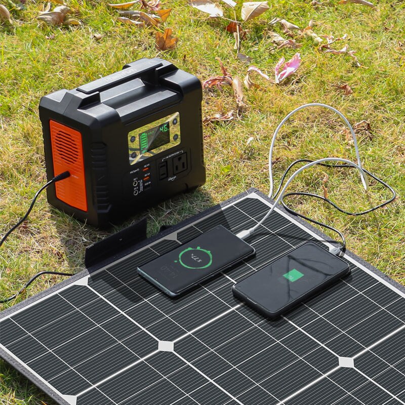 Panou Solar Pliabil, 50W, 18V, USB, 5V, DC - eMAG.ro