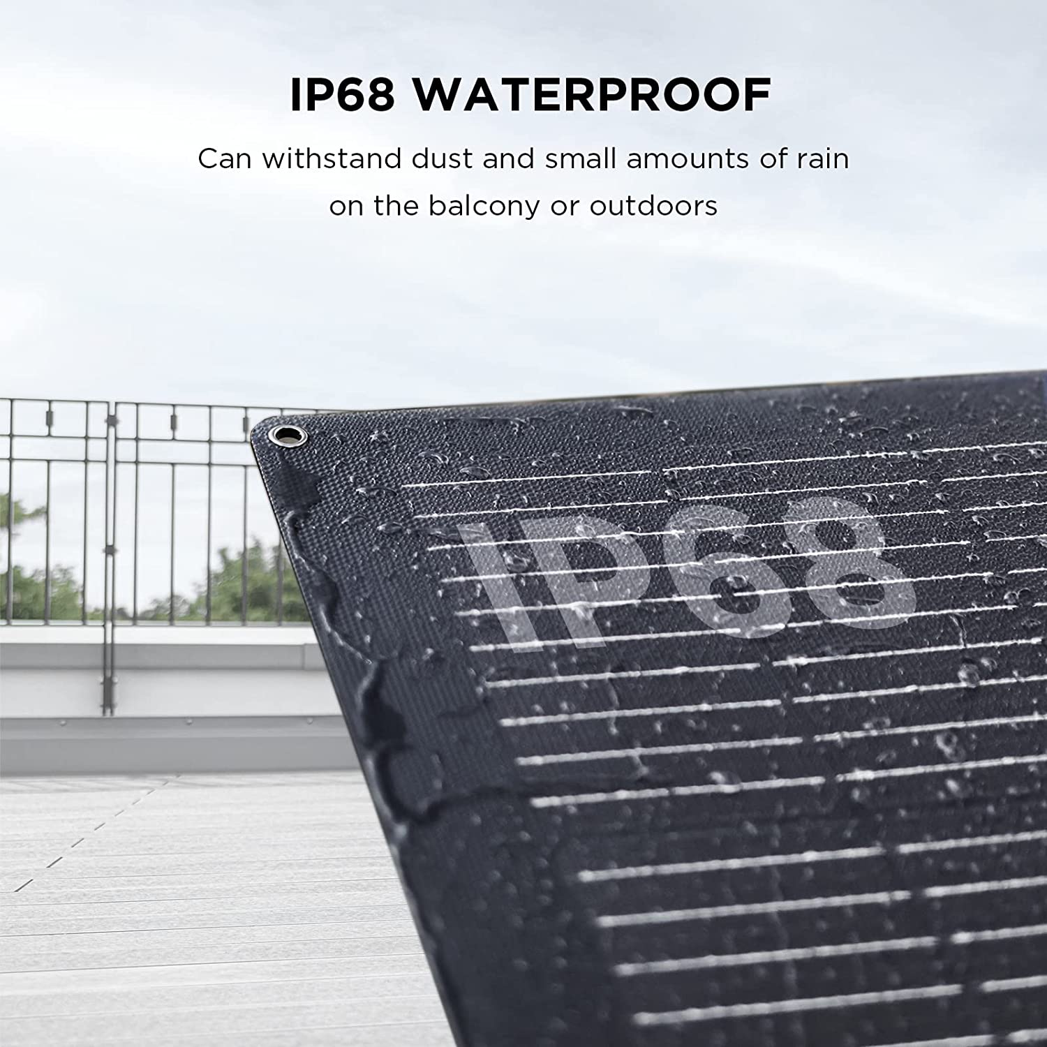 Panou Solar Monocristalin, Flexibil, IP68, 100W, Eficienta 21.8% - eMAG.ro