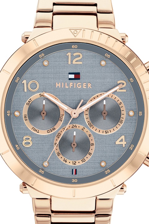 Tommy Hilfiger, Ceas de otel inoxidabil, Auriu rose, Gri - eMAG.ro