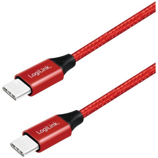 Кабел за данни Logilink Cu0156 Usb 2 0 Usb Type C T към Usb Type C T 1 м Premium