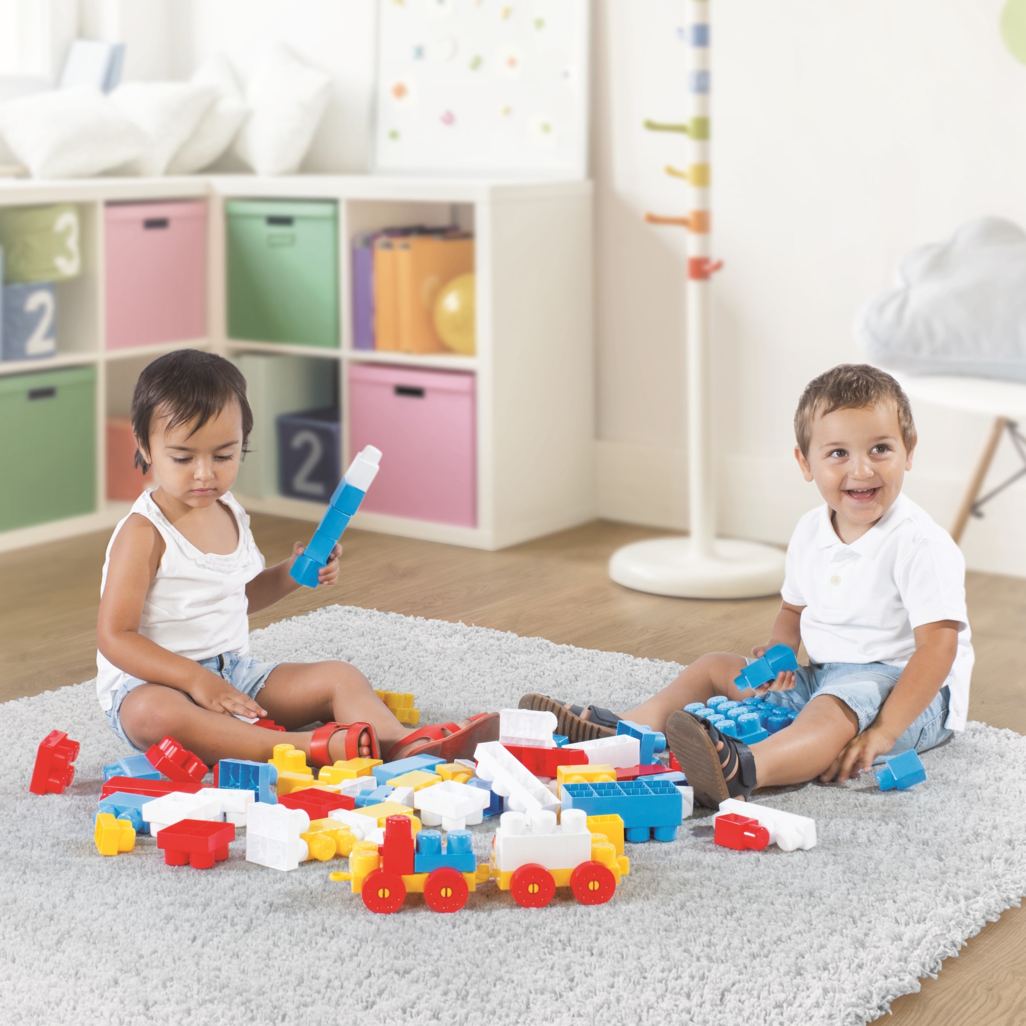 Set constructie Dolu -JumBlocks, 50 piese, multicolor - eMAG.ro