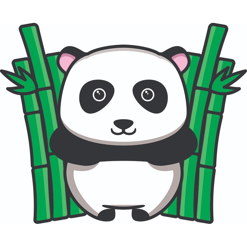 Sticker decorativ, Urs Panda, Alb, 73 cm, 7209ST - eMAG.ro