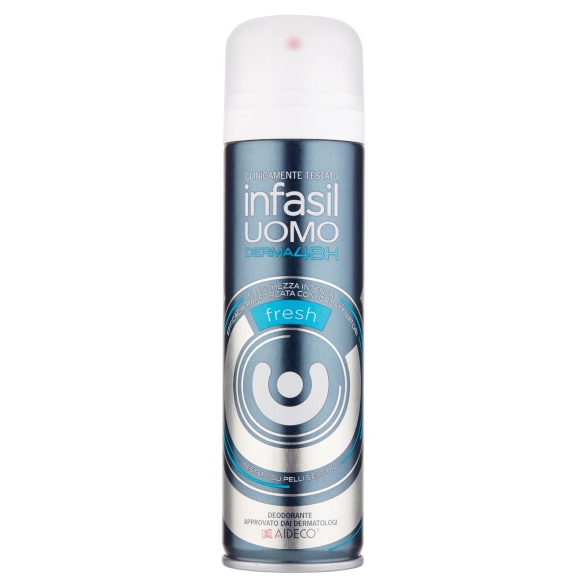 Deodorant Infasil Spray Fresh Man Derma 48h, 150 ml - eMAG.ro