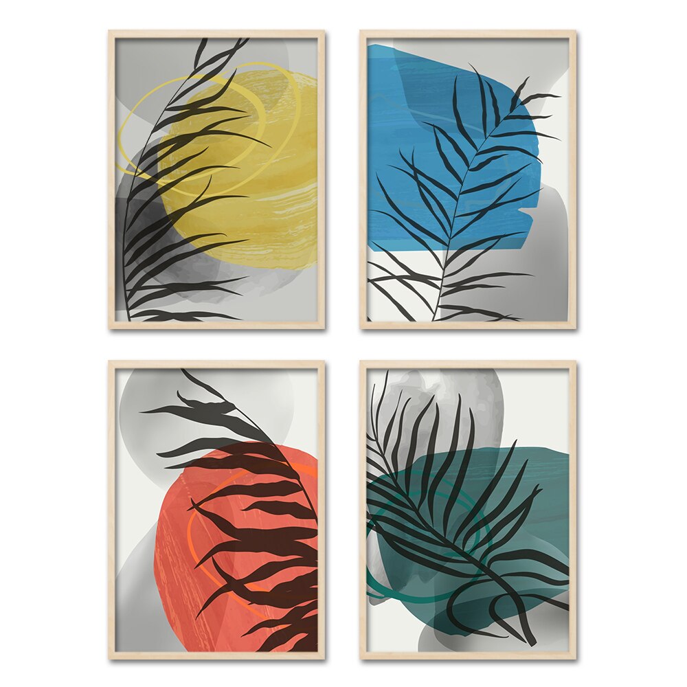 Postere - Foi colorate 40x50 Lemn natural deschis - eMAG.ro