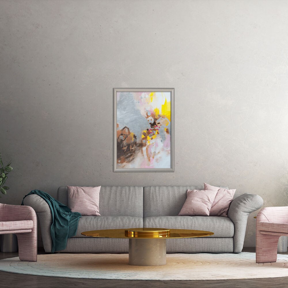 Poster cu sau fara rama - Abstract 30x40 White Wood - eMAG.ro