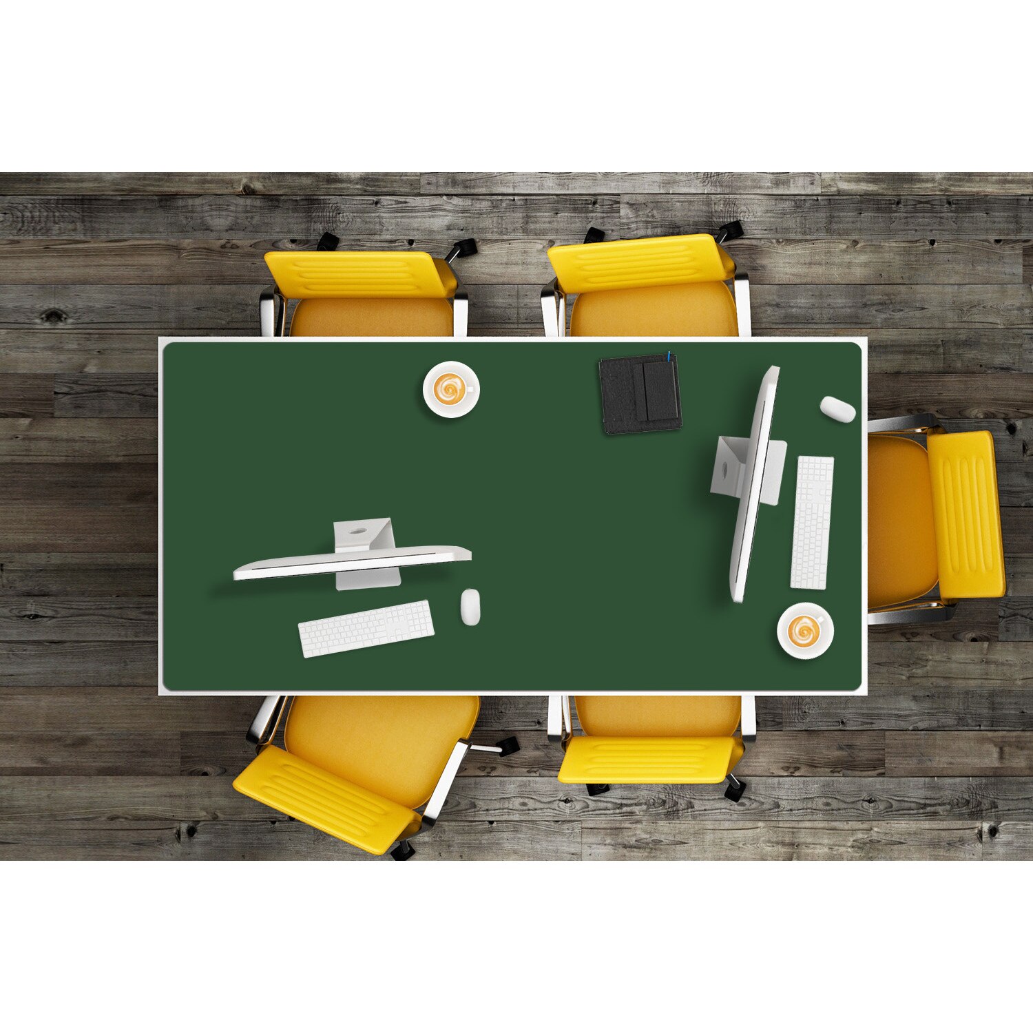 Mapa PVC pentru birou, Verde, 120 cm x 60 cm, 010250300030100019071 ...