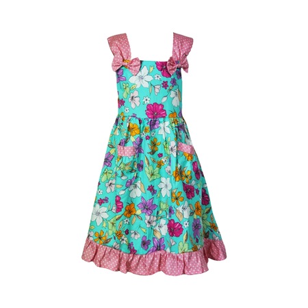 Rochie pentru copii A&K bumbac maxi S: 3-4 (ani) - eMAG.ro