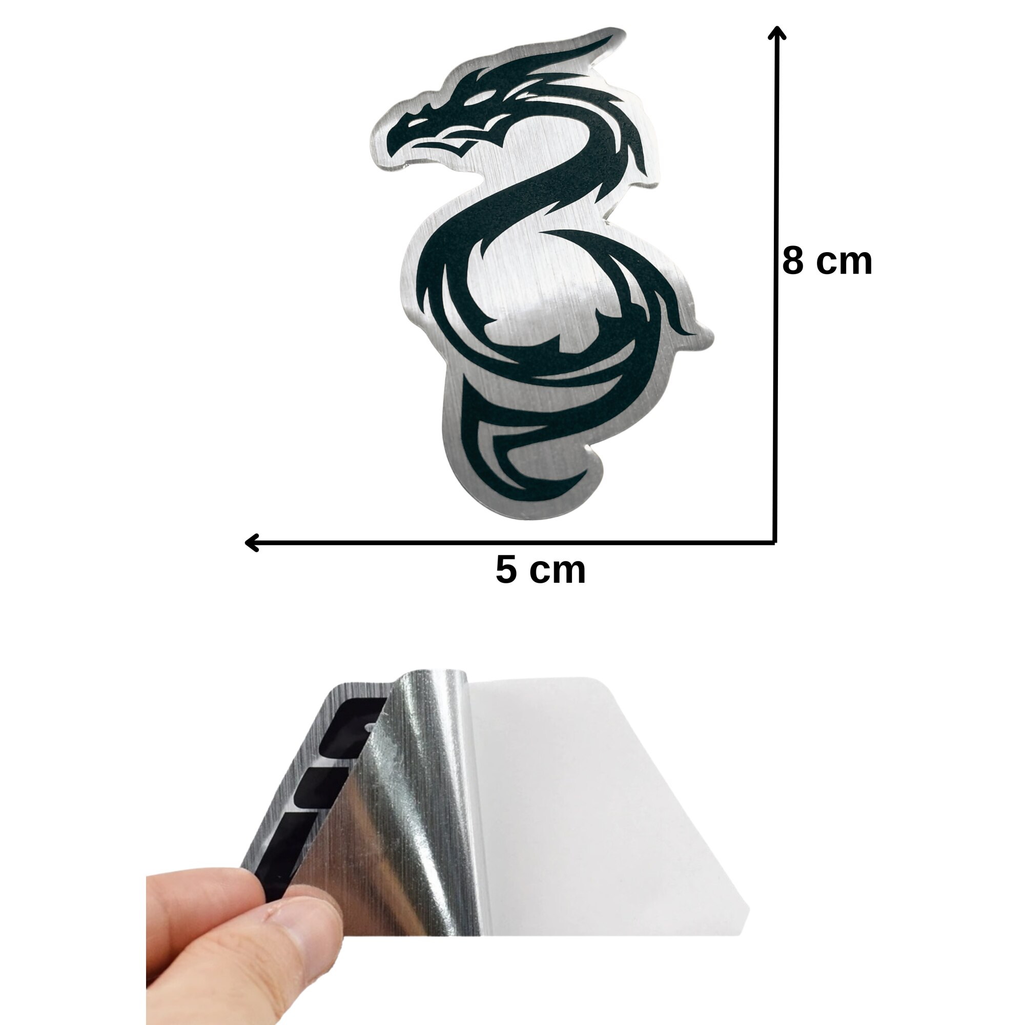 Метален стикер M82, 8x5 см, за залепване на кола, мотоциклет, лаптоп ...
