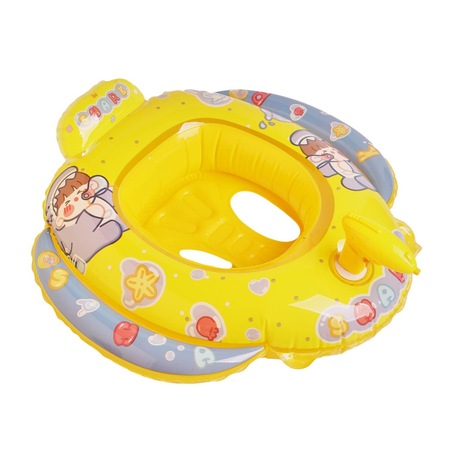 Colac de inot gonflabil pentru copii, Pistol cu apa, Galben - eMAG.ro