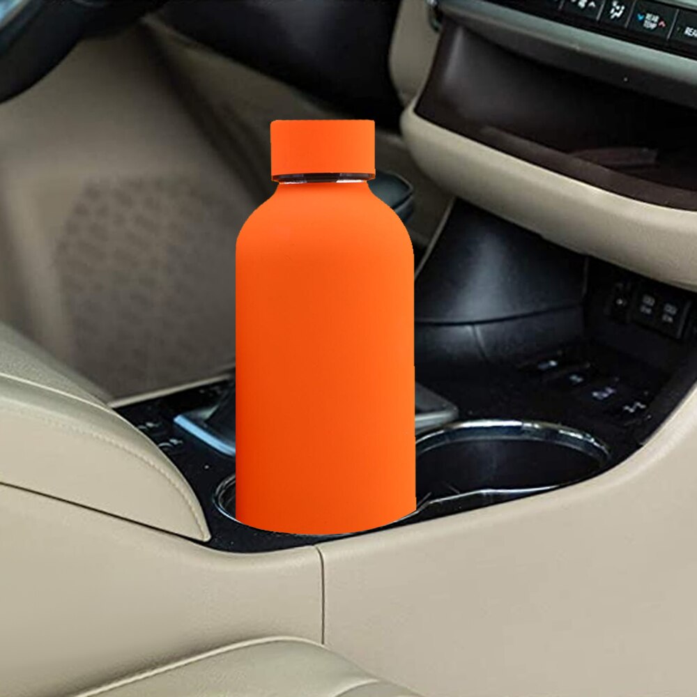 Sticla de apa, Inox, Portocaliu - eMAG.ro