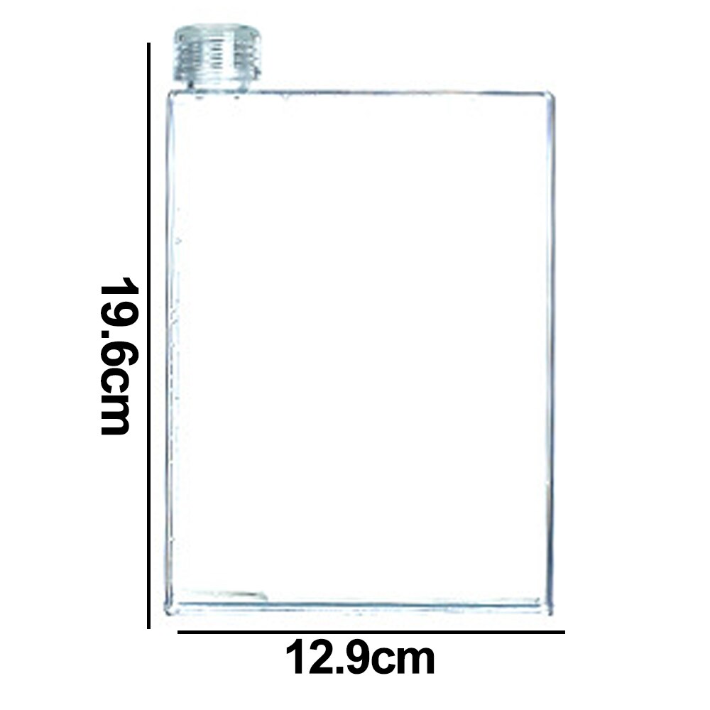 Sticla portabila de apa, Plastic, Transparenta - eMAG.ro