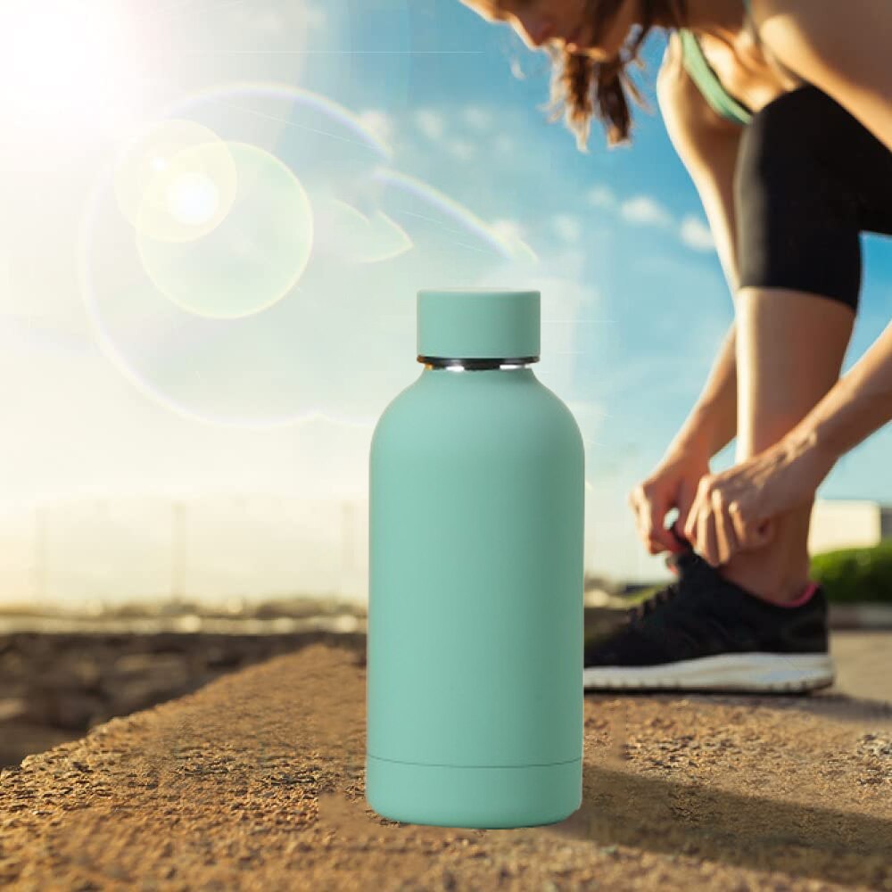 Sticla de apa, Inox, 350 ml, Verde - eMAG.ro