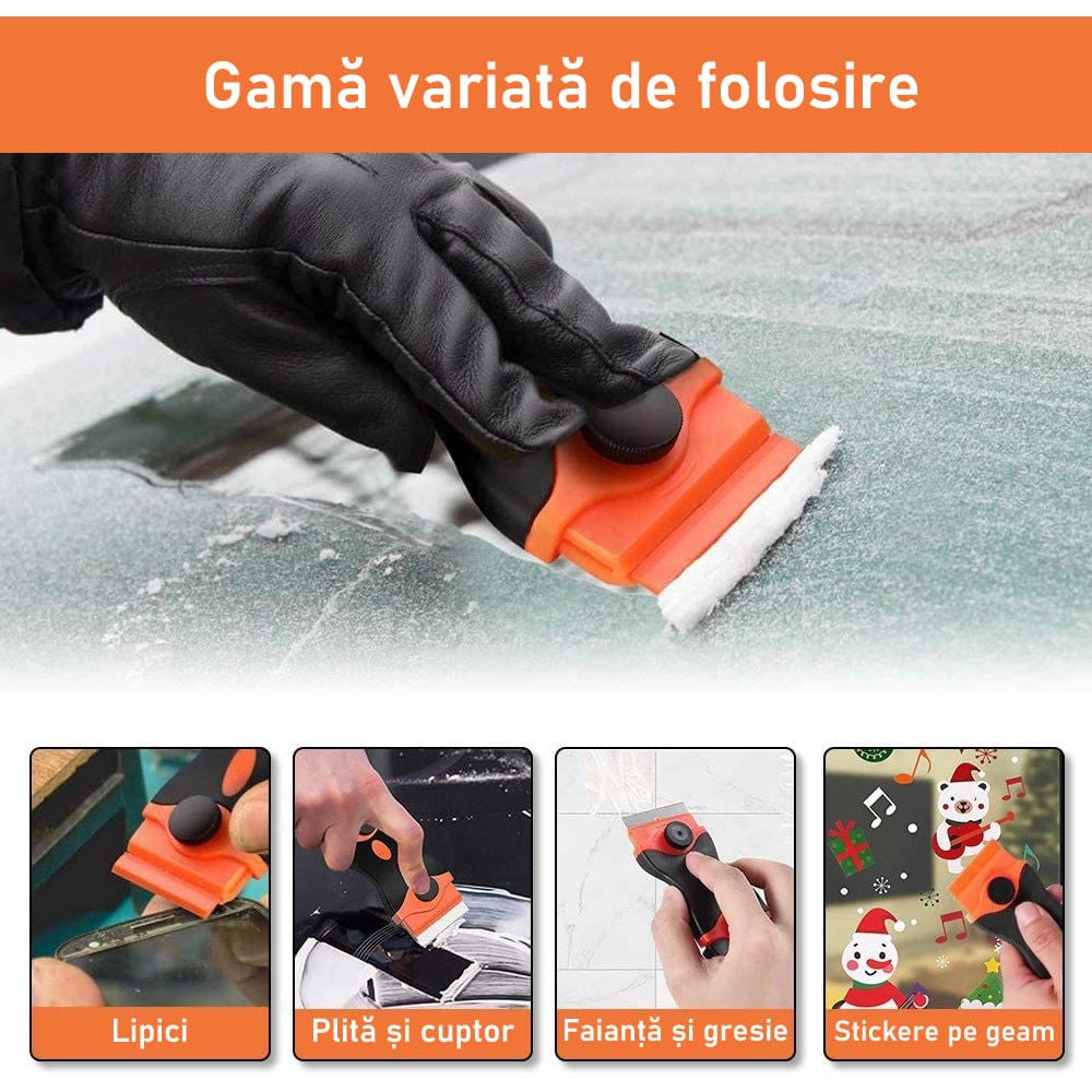 Racleta pentru Plita sau Cuptor cu 40 de Lame de Rezerva, Plastic si ...