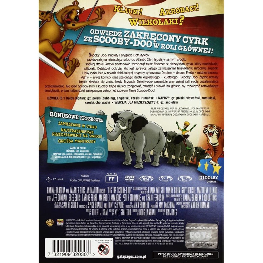 Scooby-Doo! Sub cupola circului! [DVD] - eMAG.ro