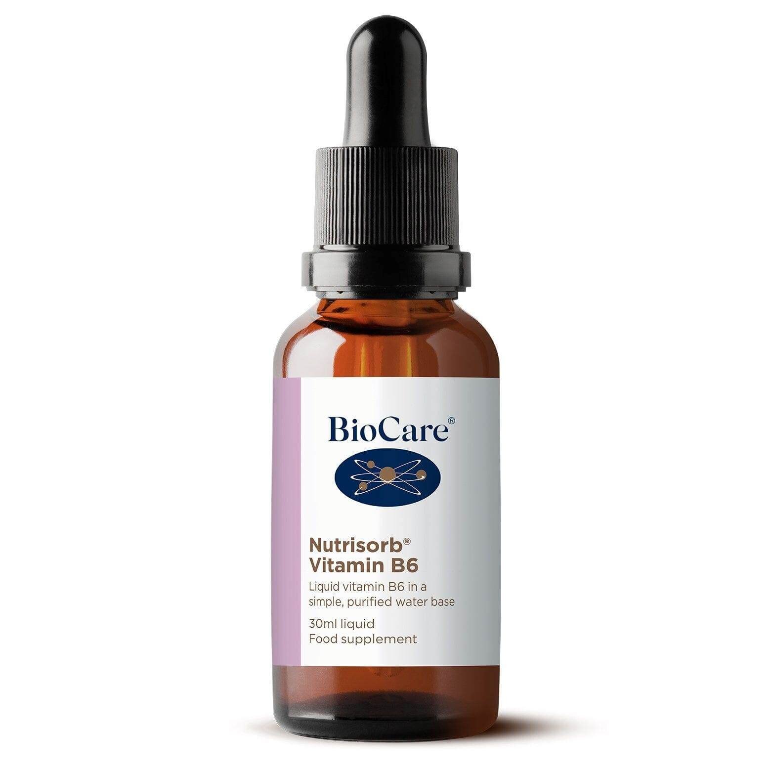 Supliment Alimentar, Vitamina B6 Lichida 30 ml, Nutrisorb, BioCare UK ...