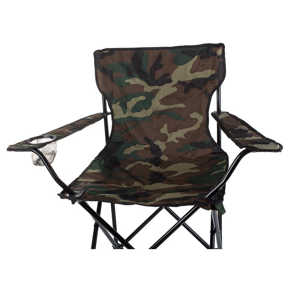 Scaun pescuit pliabil, camuflaj, Verk, cu suport pentru bautura ...