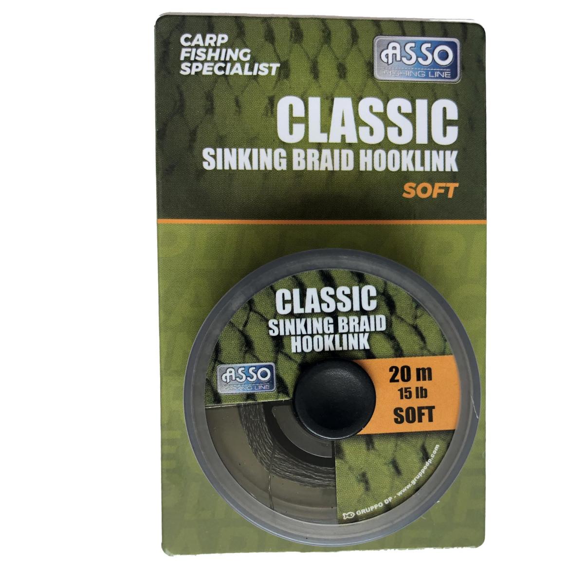 Asso classic sinking braid soft 20m 35lbs - eMAG.hu