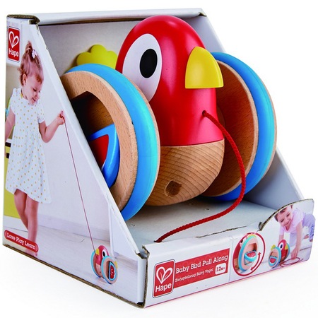 Jucarie de tras Hape - Pui de pasare - eMAG.ro