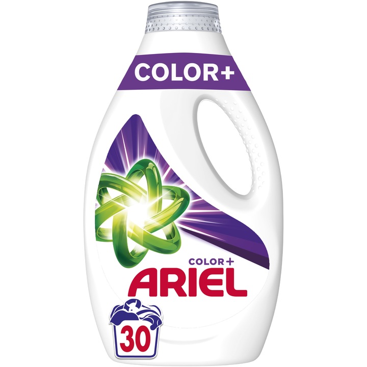 Detergent de rufe lichid Ariel Color+ 1.50l, 30 spalari - eMAG.ro