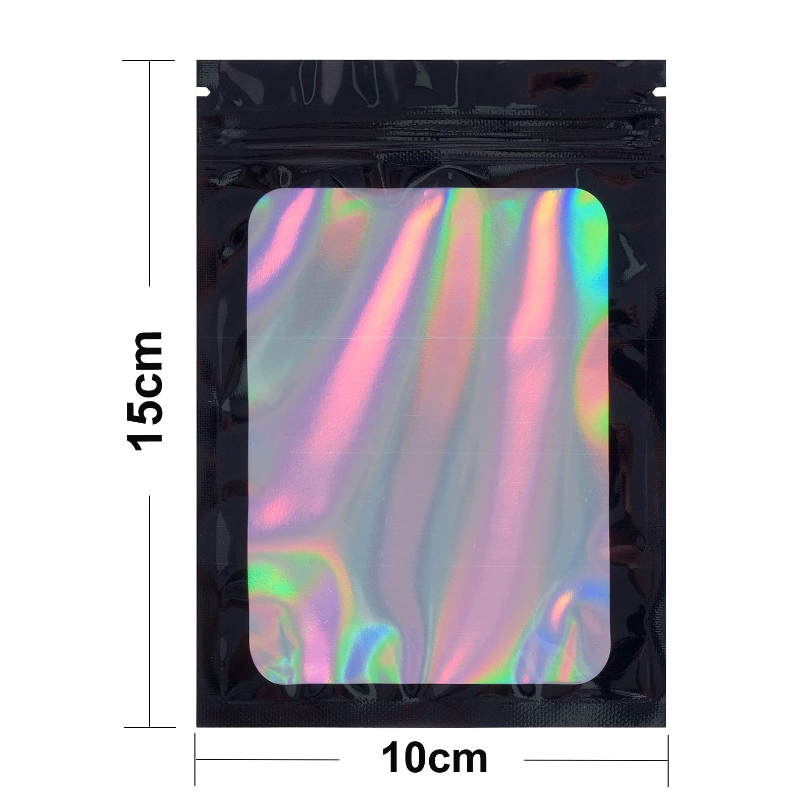 Set 100 pungi cu inchidere ziplock, Zggzerg, Resigilabile cu fermoar ...