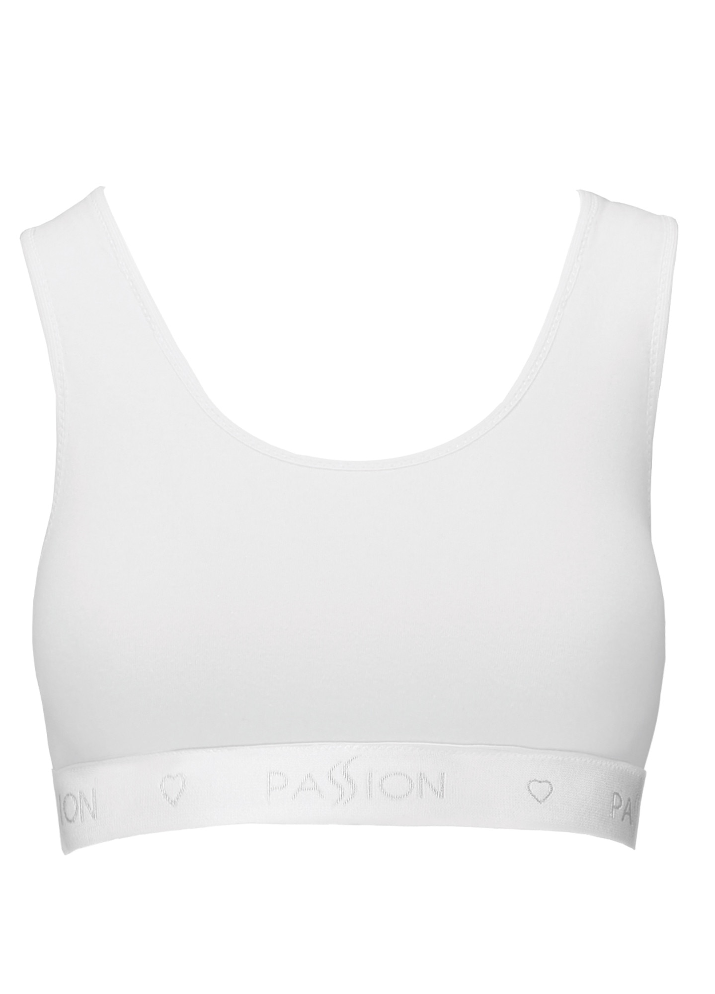 Bustiera, Passion, Bumbac, Alb, XL INTL - eMAG.ro