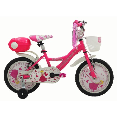 Bicicleta Copii Vision Princesse Culoare Roz Roata 16" otel - eMAG.ro