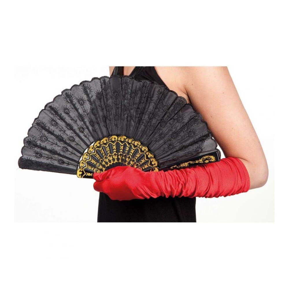 Evantai negru model dantela 23 cm - eMAG.ro