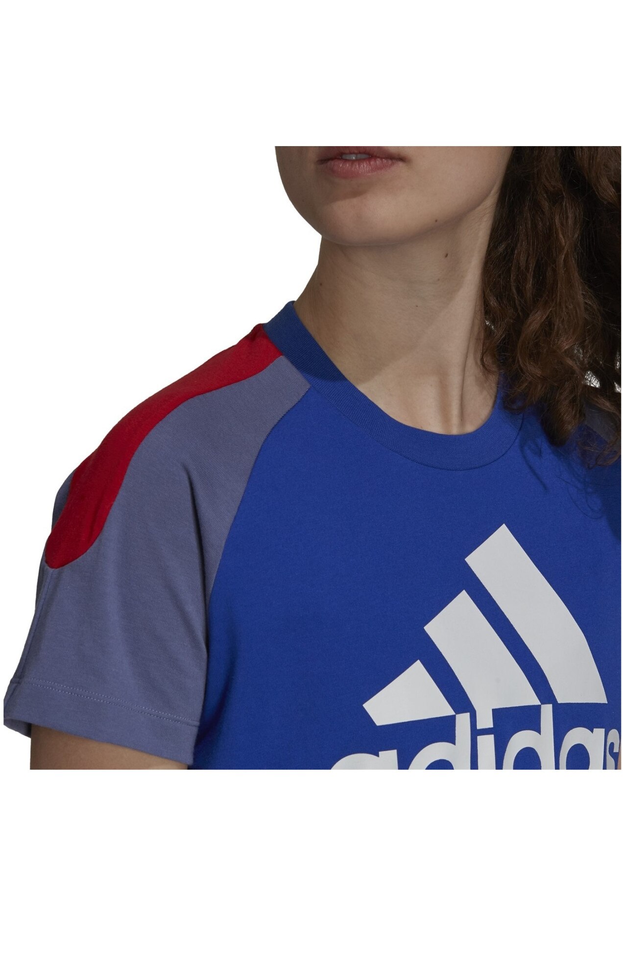 Дамска спортна тениска Adidas SCB Tee, Син, Размер M - eMAG.bg