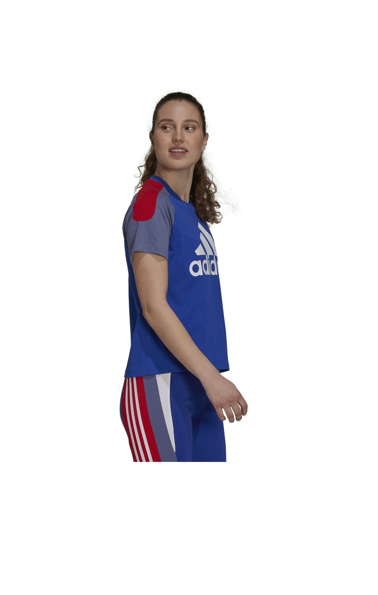 Дамска спортна тениска Adidas SCB Tee, Син, Размер M - eMAG.bg